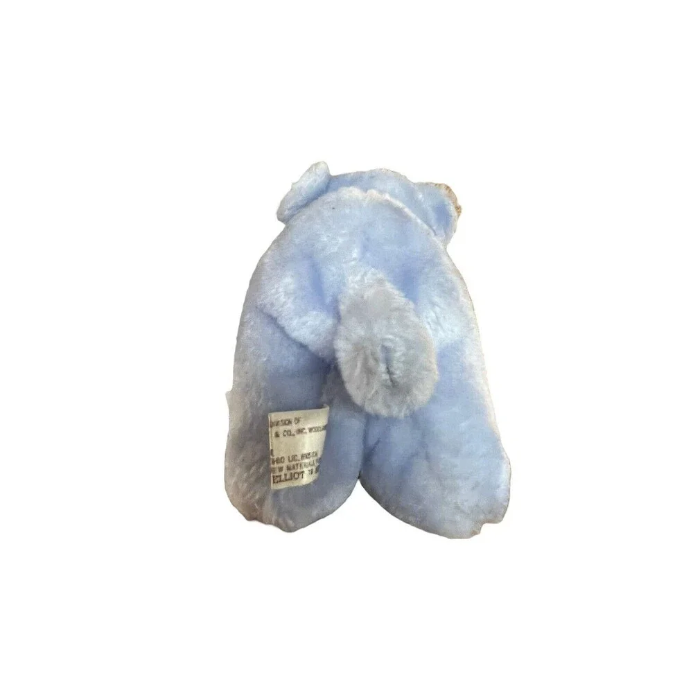 Applause | Toys | Vintage 987 Applause Elliot Hippo Blue Plush Stuffed ...